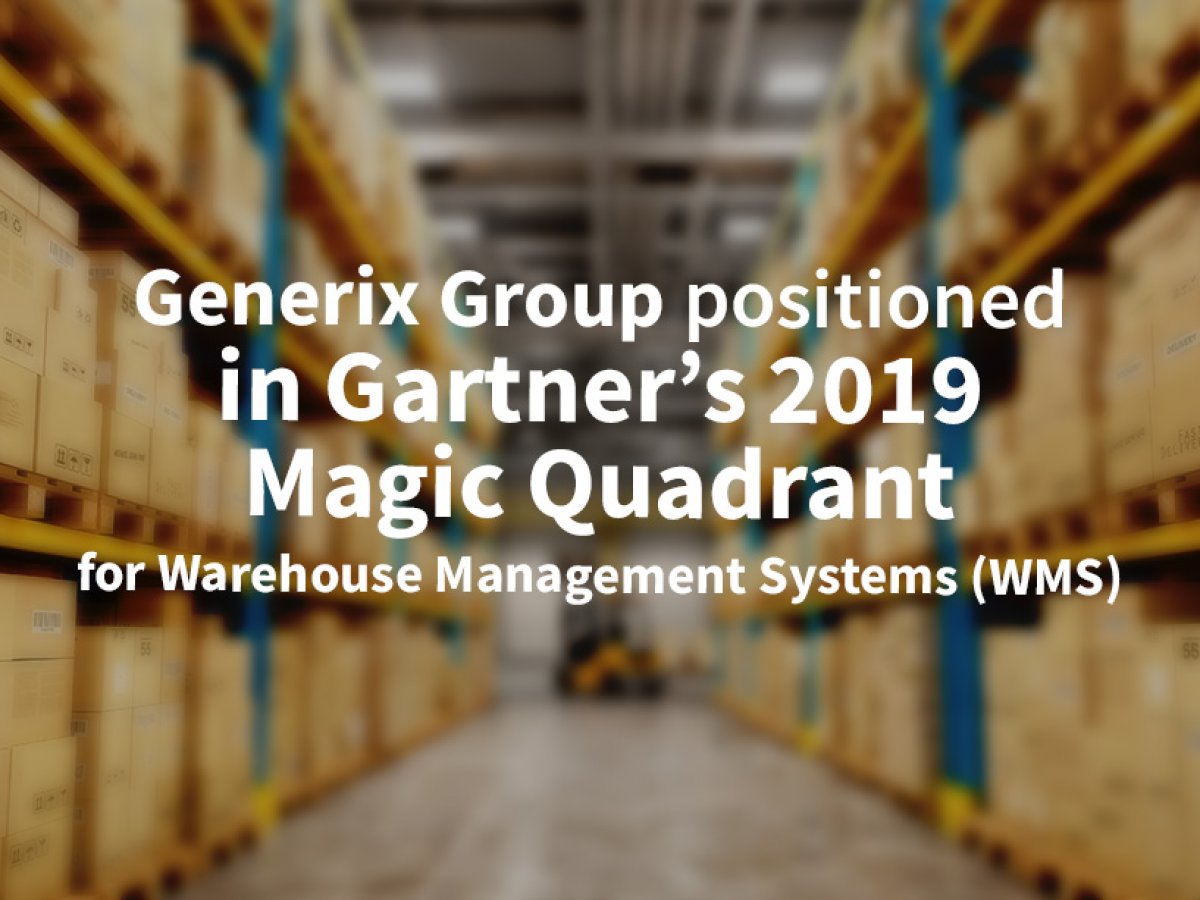 WMS: Generix Group featured in Gartner's 2019 Magic Quadrant