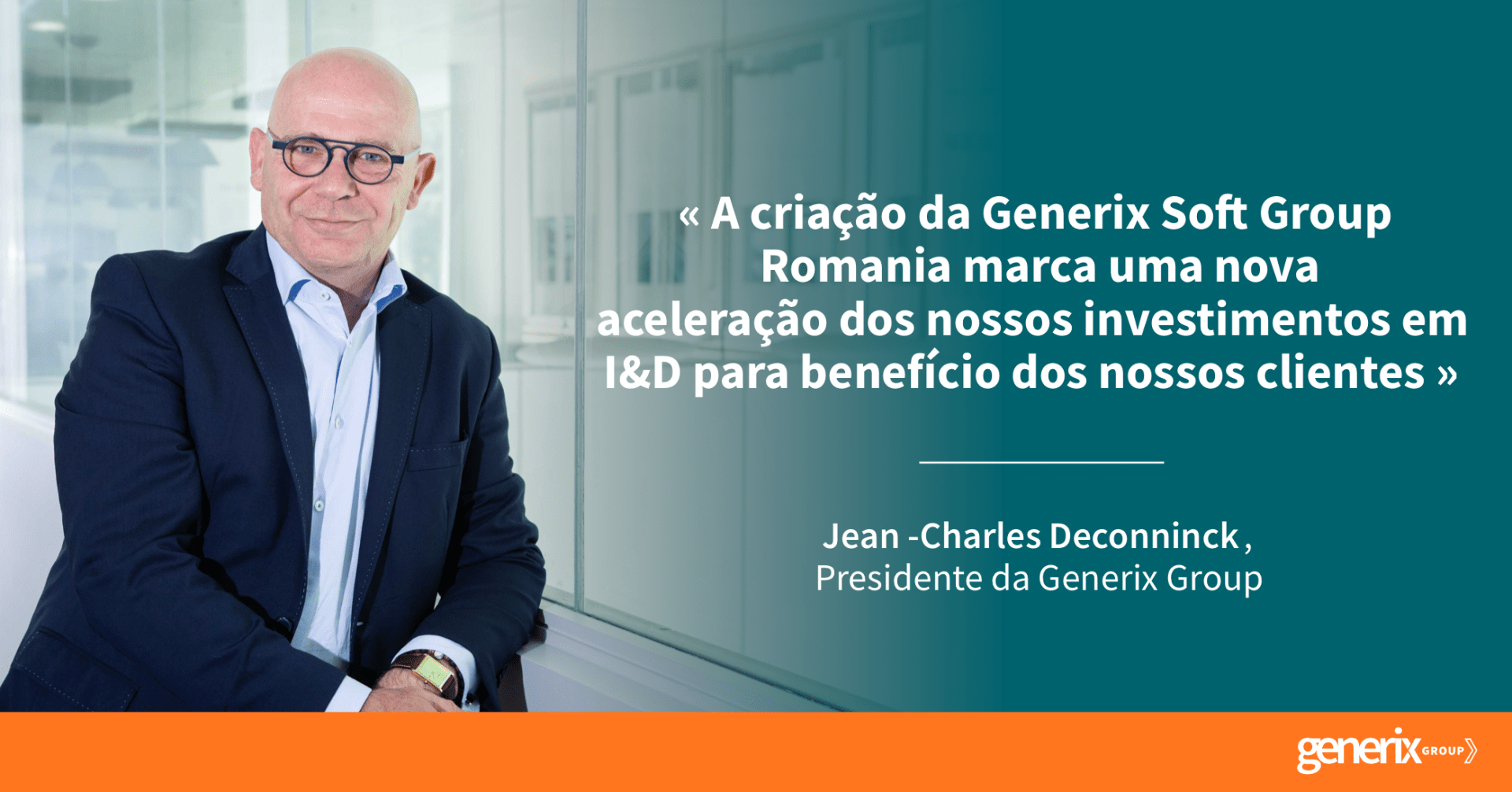 Generix Group anuncia a criação de Generix Soft Group Romania